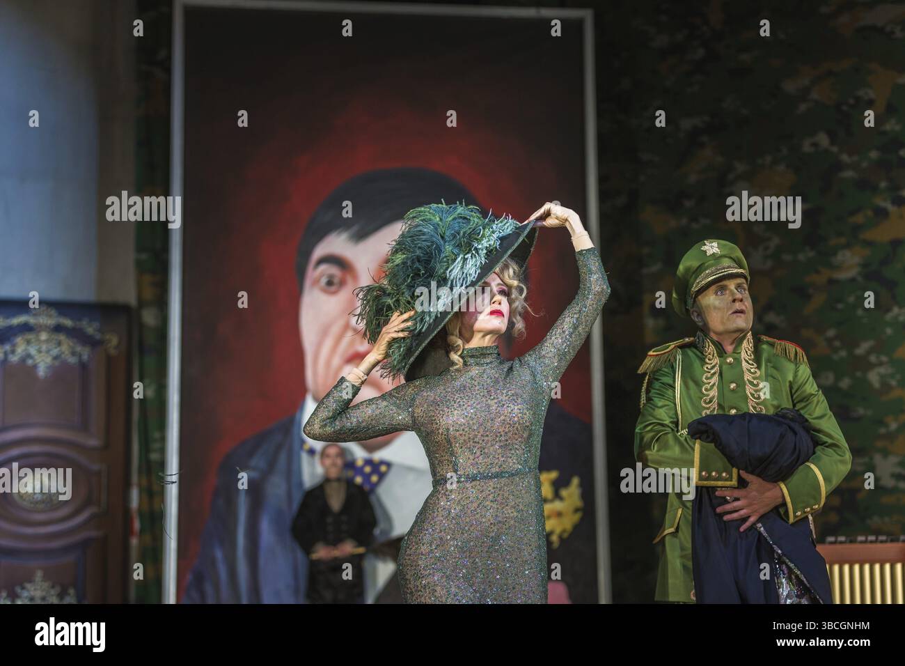 Production by Herbert Fritsch at the Schaubuehne Berlin with Bastian ...