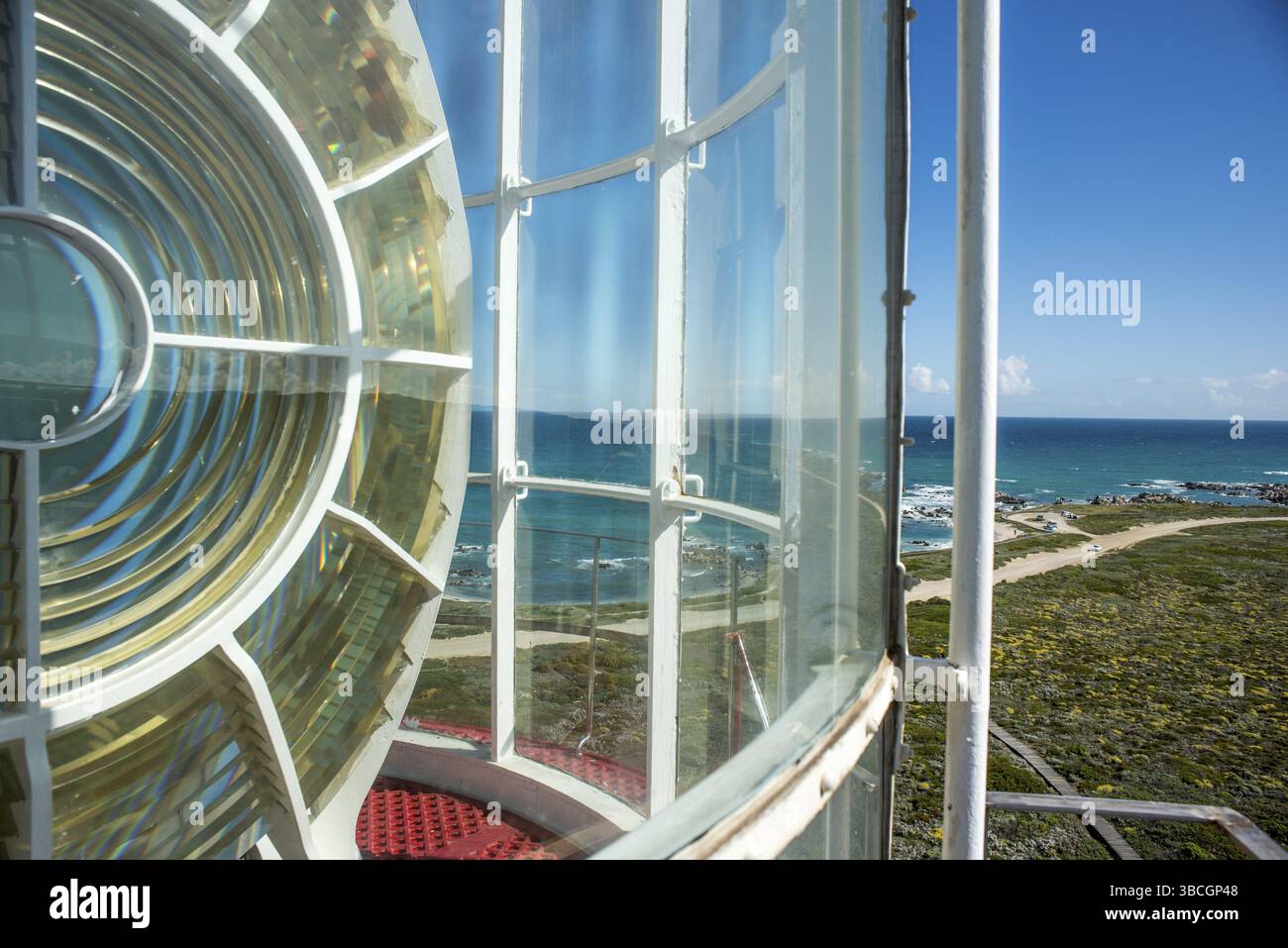 A view to the most Southern point of Africa from the top of a ...