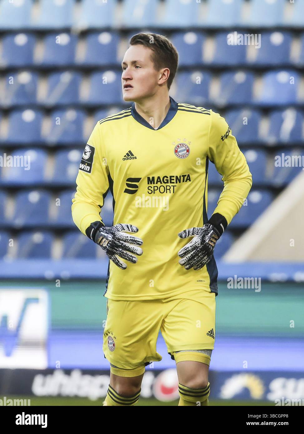 German soccer goalkeeper Ron-Thorben Hoffmann FC Bayern Munich II DFB ...