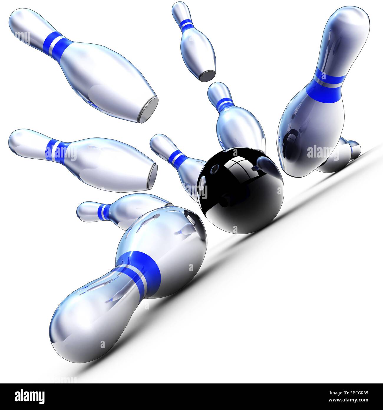 3d rendering strike Cut Out Stock Images & Pictures - Alamy