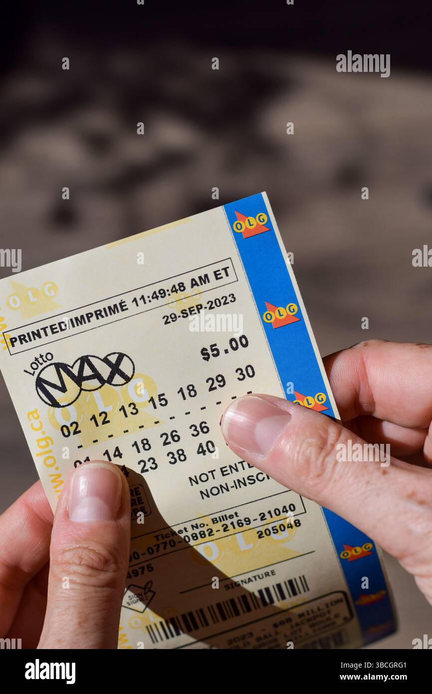 Lotto max ticket hi-res stock photography and images - Alamy