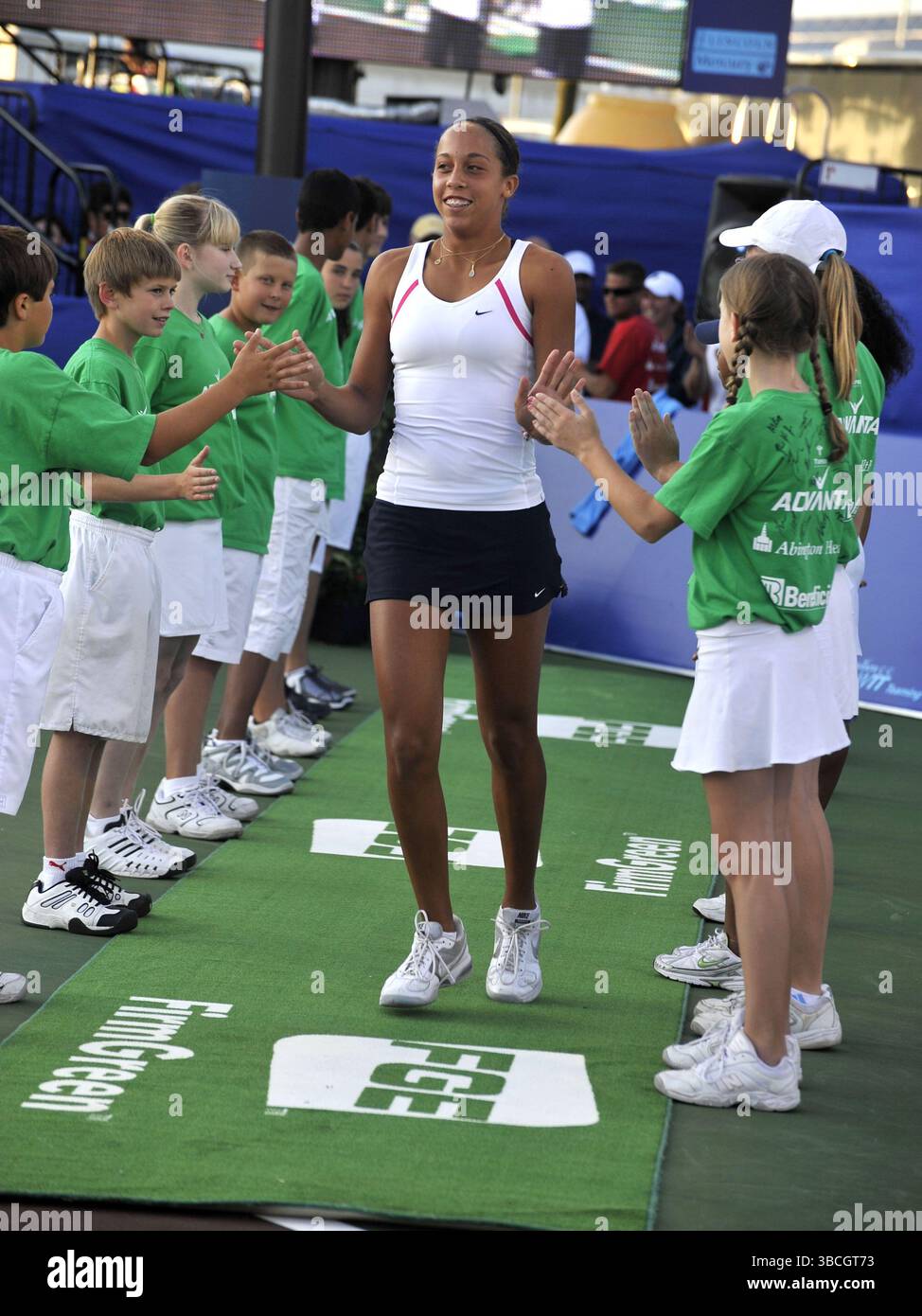 Madison Keys at the World Team Tennis tournament in King of Prussia ...
