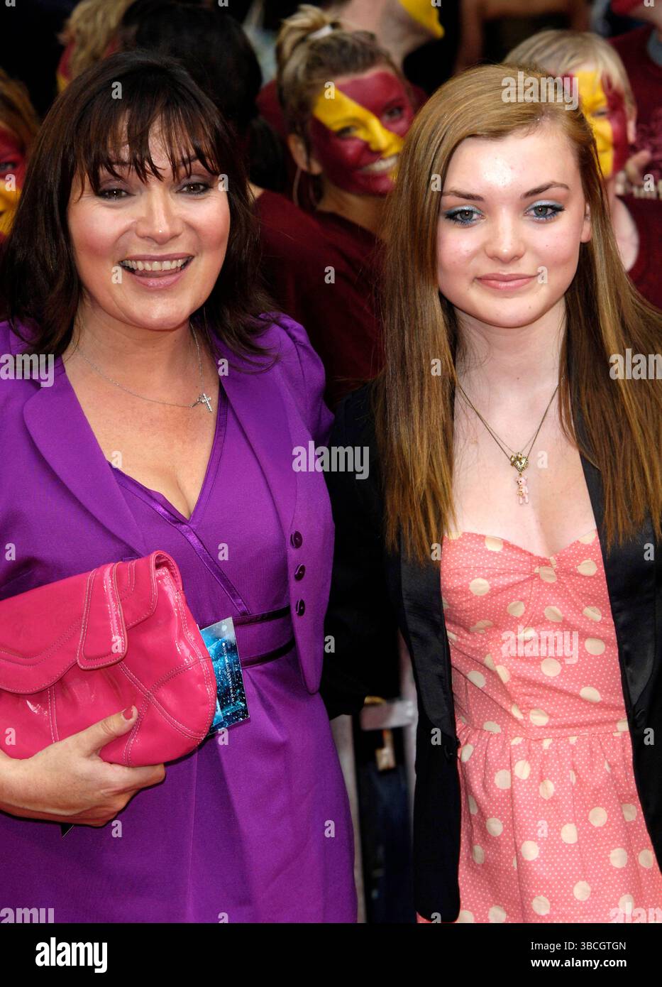 Lorraine Kelly with her daughter at the World Premiere of "Harry Potter ...