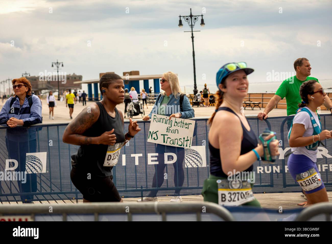 NEW YORK, NEW YORK - MAY NEW YORK, NEW YORK - MAY 17: A spectator holds ...