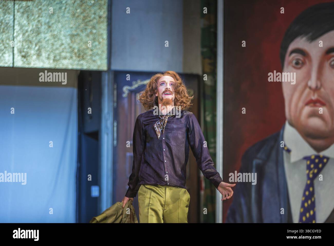 Production by Herbert Fritsch at the Schaubuehne Berlin with Bastian ...