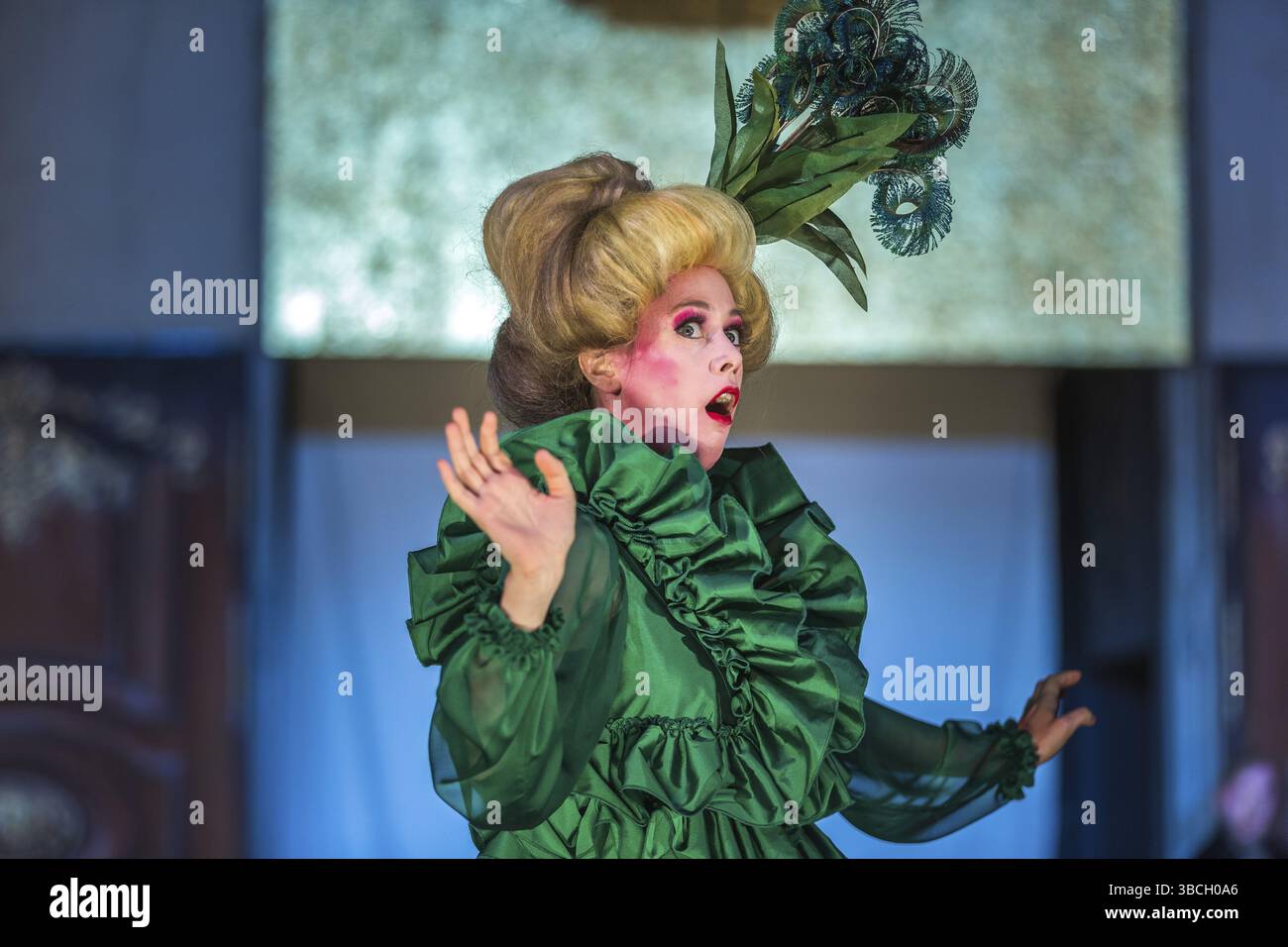 Production by Herbert Fritsch at the Schaubuehne Berlin with Bastian ...