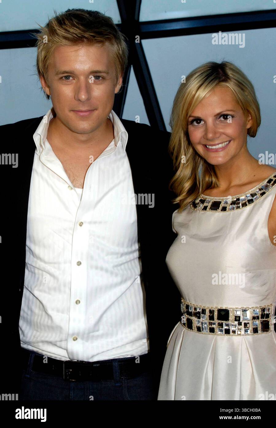 Jonathan Ansell and guest at 'A Night On The Rooftop Of London' held at ...