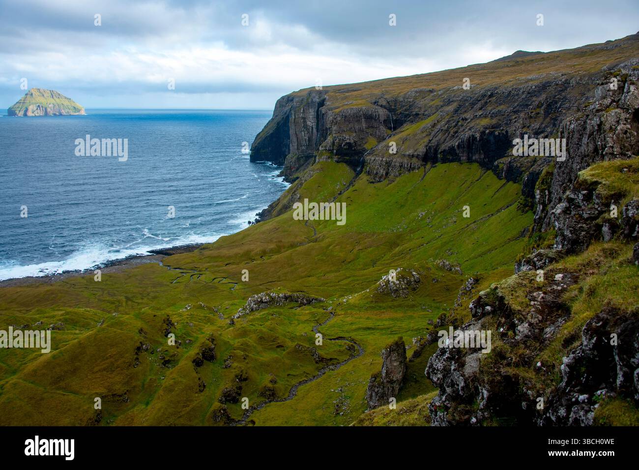 Hvannhagi Hike on Suduroy Island - Faroe Islands Stock Photo - Alamy