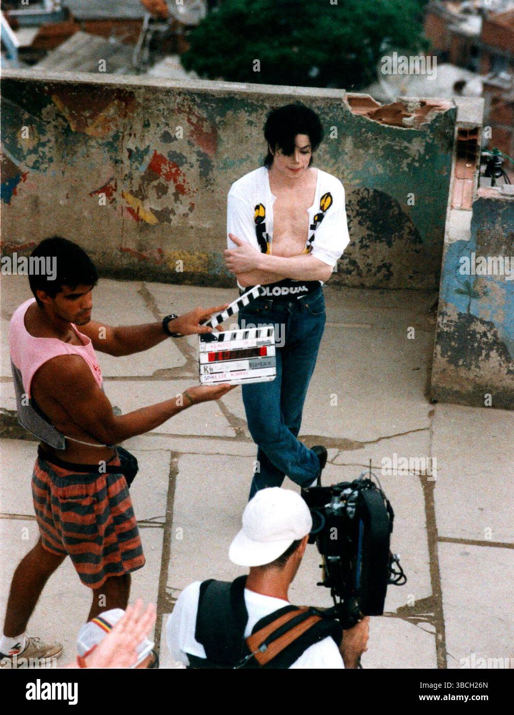 Michael Jackson in Brazil - 1996 Stock Photo - Alamy