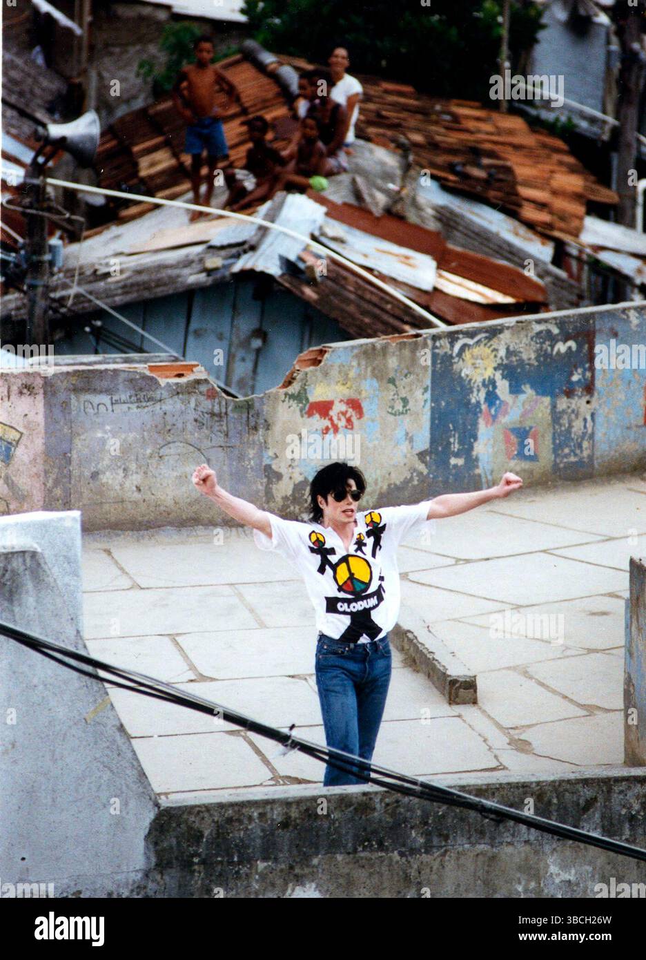 Michael Jackson in Brazil - 1996 Stock Photo - Alamy