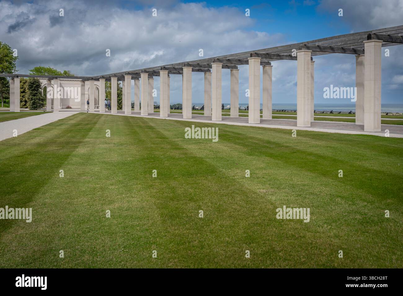 Vers-Sur-Mer, France - 05 16 2025: British Normandy Memorial. Roll of ...