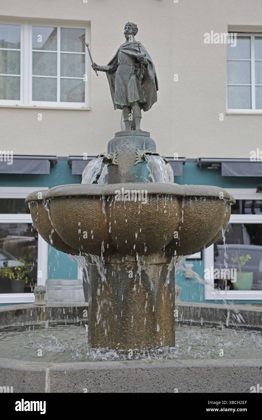 Zwentibold fountain with sculpture Zwentibold by Theo Heiermann 1982 ...