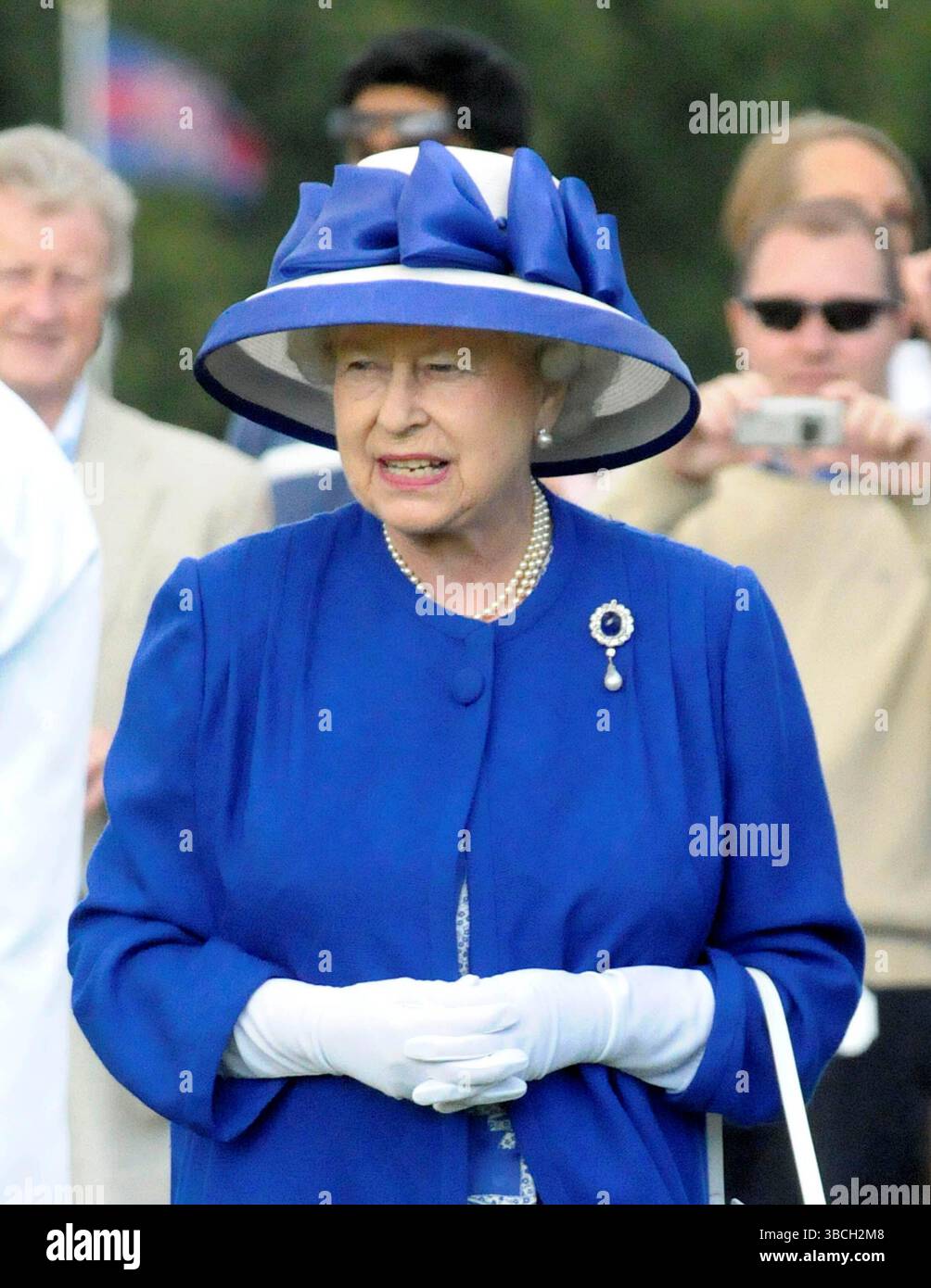 HRH Queen Elizabeth II at The Royal Windsor Cup Final held at the ...