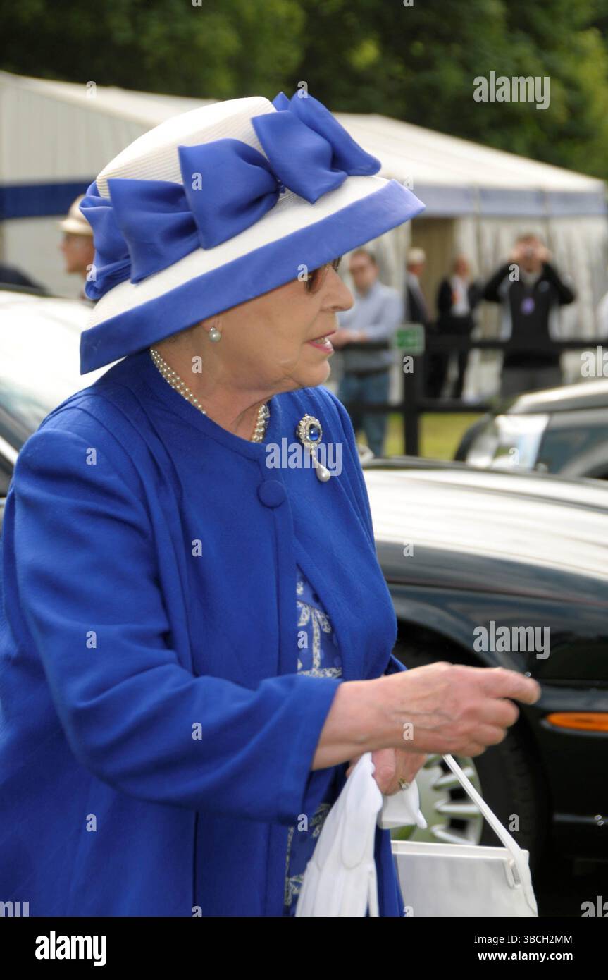 HRH Queen Elizabeth II at The Royal Windsor Cup Final held at the ...