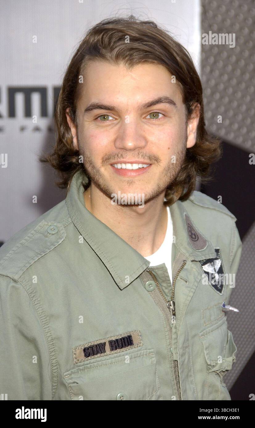 Emile Hirsch and his girlfriend Brianna at the premiere of ...