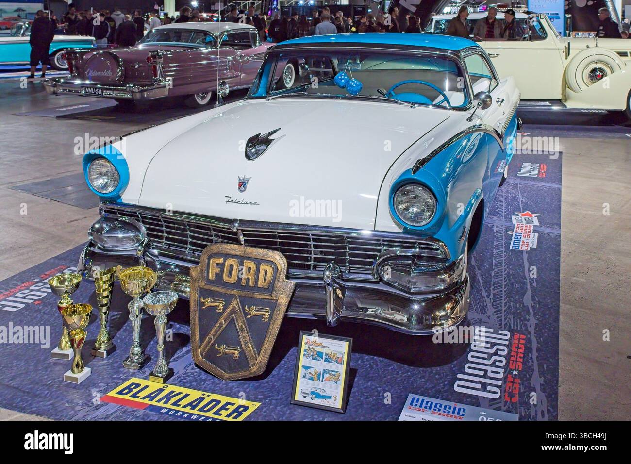 Pasila, Helsinki, Finland – April 4. 2025: Ford Fairlane Victoria (1956 ...
