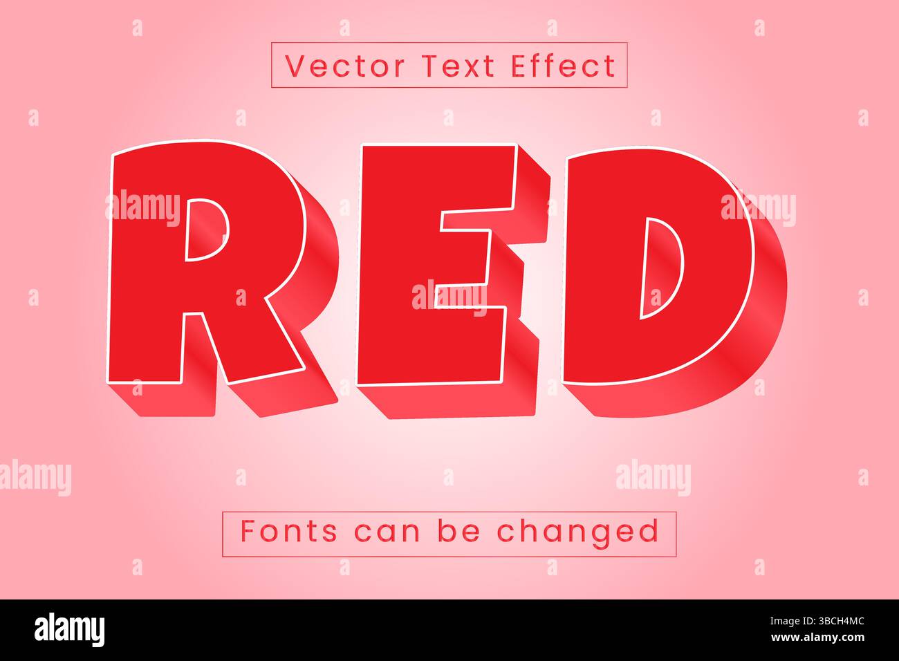 Red text effect background Stock Vector Image & Art - Alamy