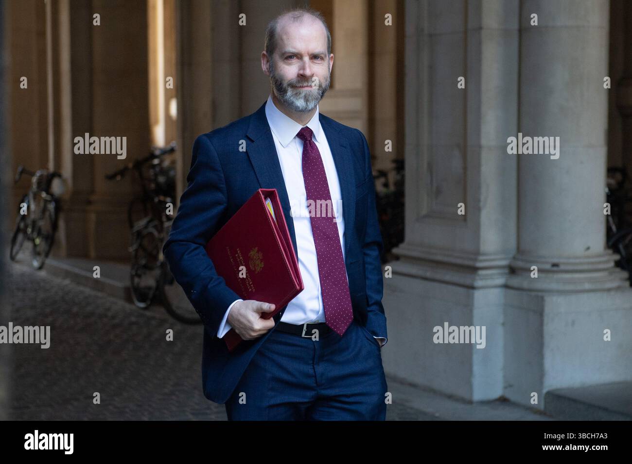 London, UK. 20 May 2025. Jonathan Reynolds - Secretary of State for Business and Trade arrives ...
