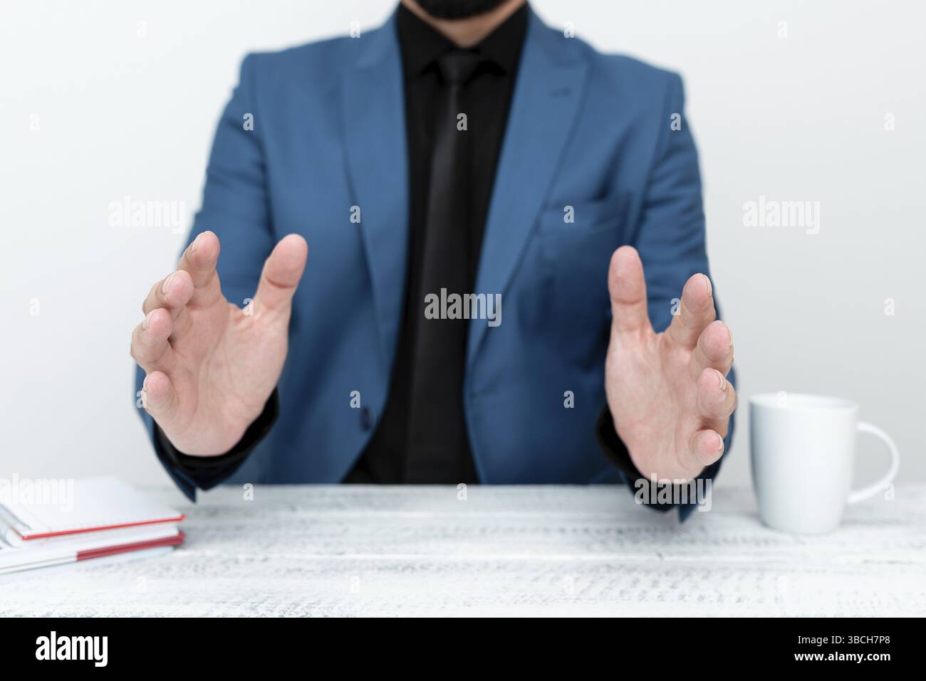 Discussing Important Idea Presenting And Explaining Business Plan ...