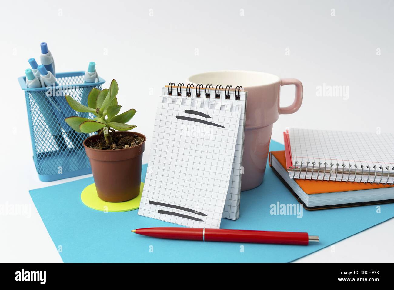 Tidy Workspace Setup, Writing Desk Tools And Equipment, Time Management ...
