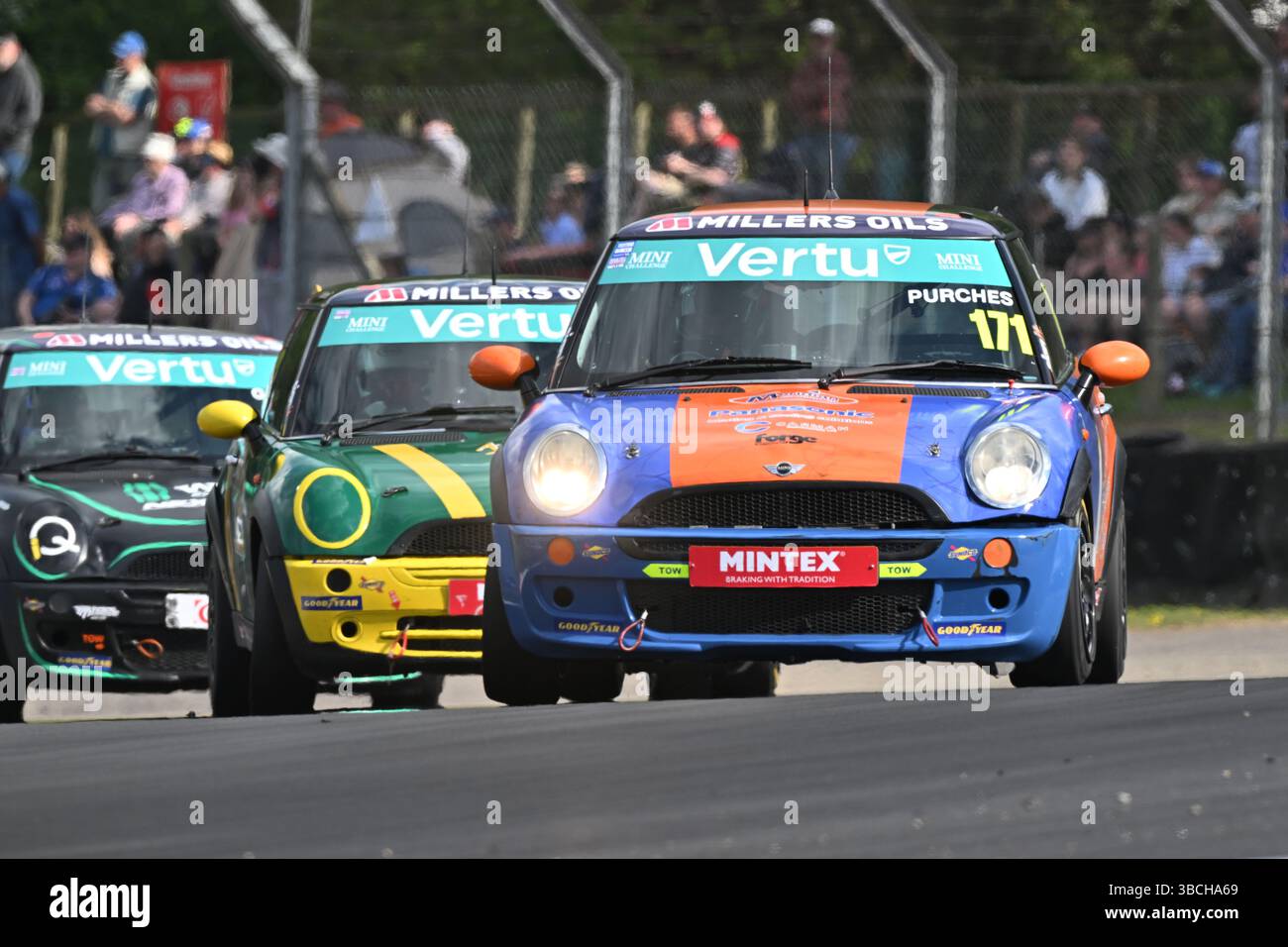 Leo Purches, Graves Motorsport, 2025 Vertu MINI Challenge Trophy, two ...