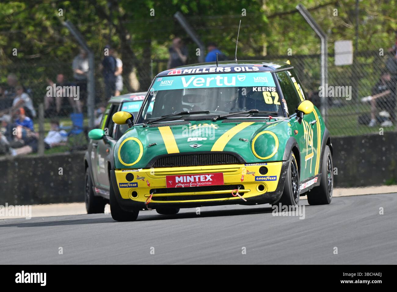 Alex Keens, Graves Motorsport, 2025 Vertu MINI Challenge Trophy, two ...