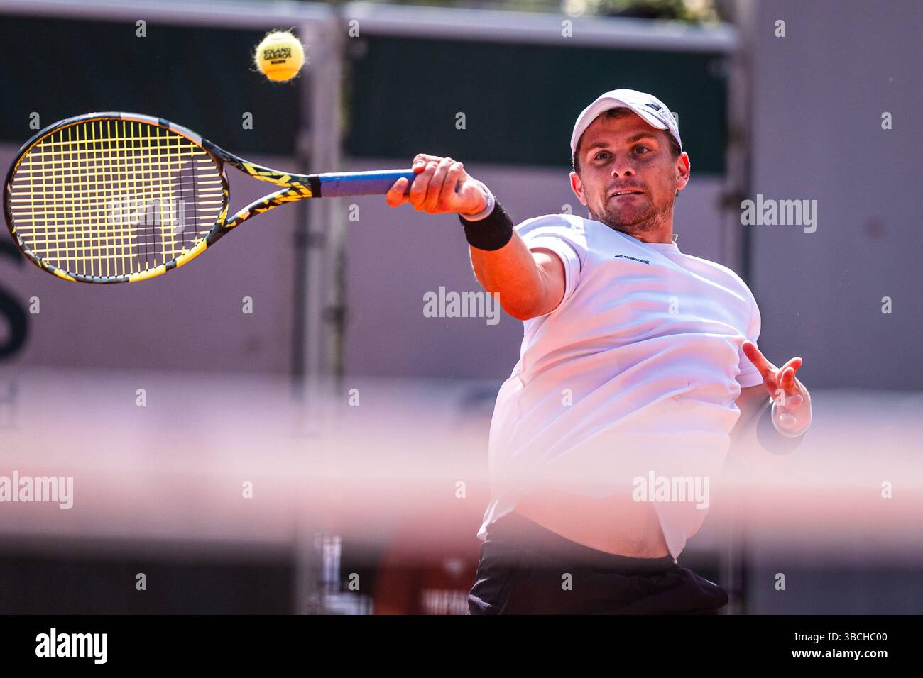Clement TABUR of France during the qualifying of the Roland-Garros 2025 ...