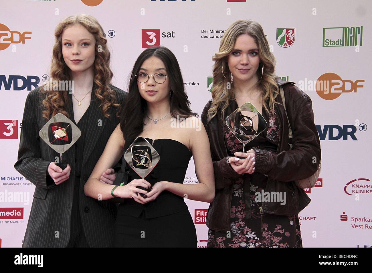 Bella Bading, Purnima Graetz, Lilith Johna (from left to right Stock ...