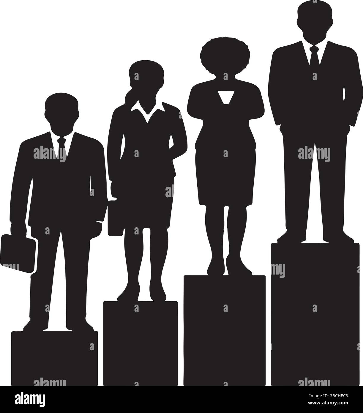 Standing collaboration Stock Vector Images - Alamy