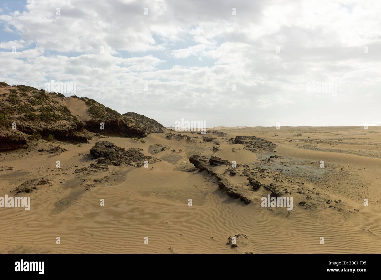 Endless rocky landscape under cloudy hi-res stock photography and ...