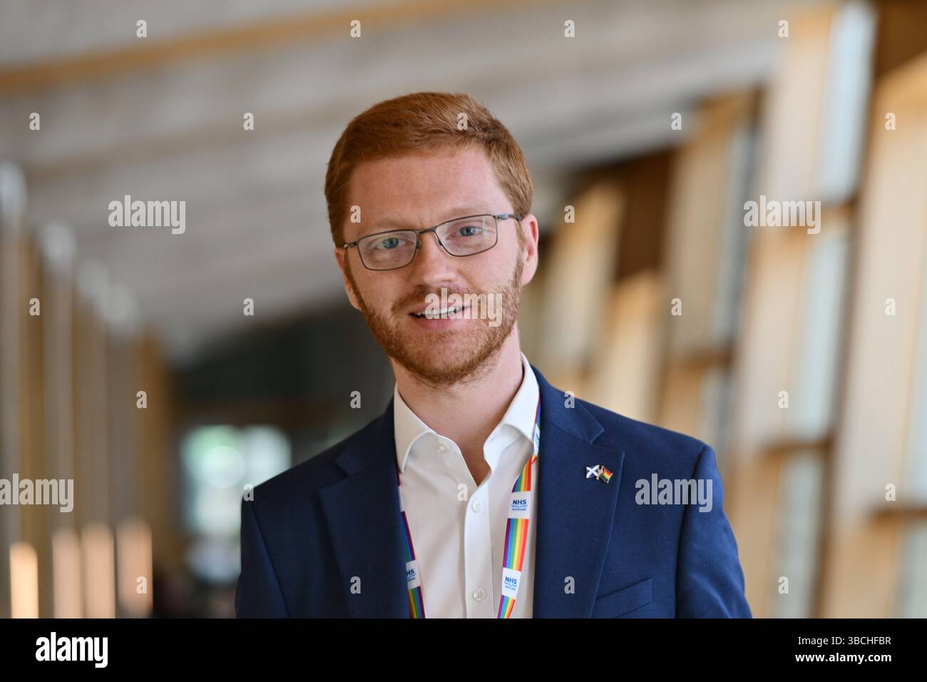 Edinburgh Scotland, UK 20 May 2025. Ross Greer MSP at the Scottish ...