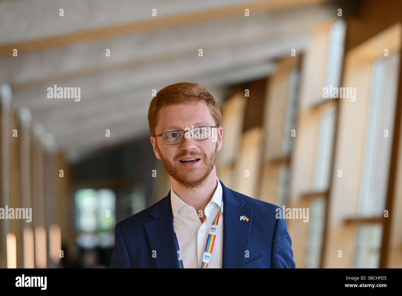 Edinburgh Scotland, UK 20 May 2025. Ross Greer MSP at the Scottish ...