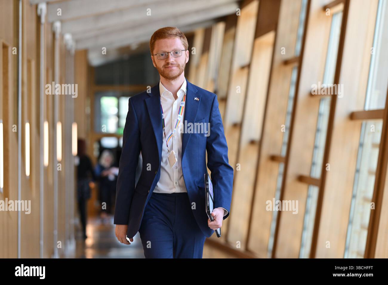 Edinburgh Scotland, UK 20 May 2025. Ross Greer MSP at the Scottish ...