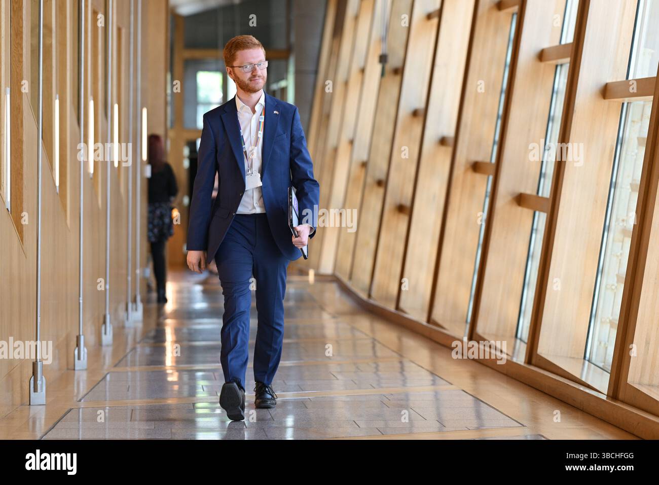 Edinburgh Scotland, UK 20 May 2025. Ross Greer MSP at the Scottish ...