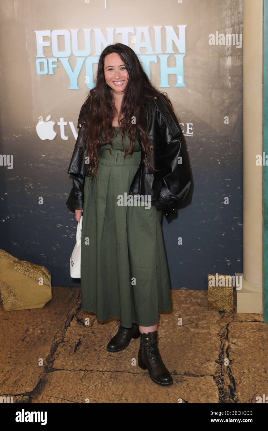 NEW YORK, NEW YORK - MAY 19: Sarah Lampert attends Apple's "Fountain of ...