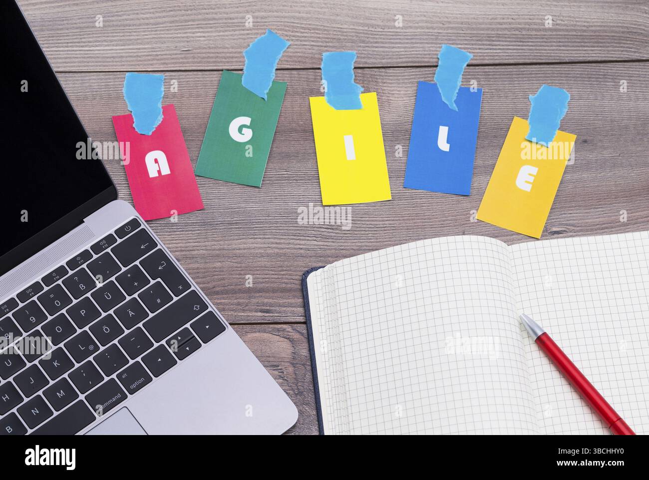 Symbolic photo for an agile, flexible workplace Stock Photo - Alamy