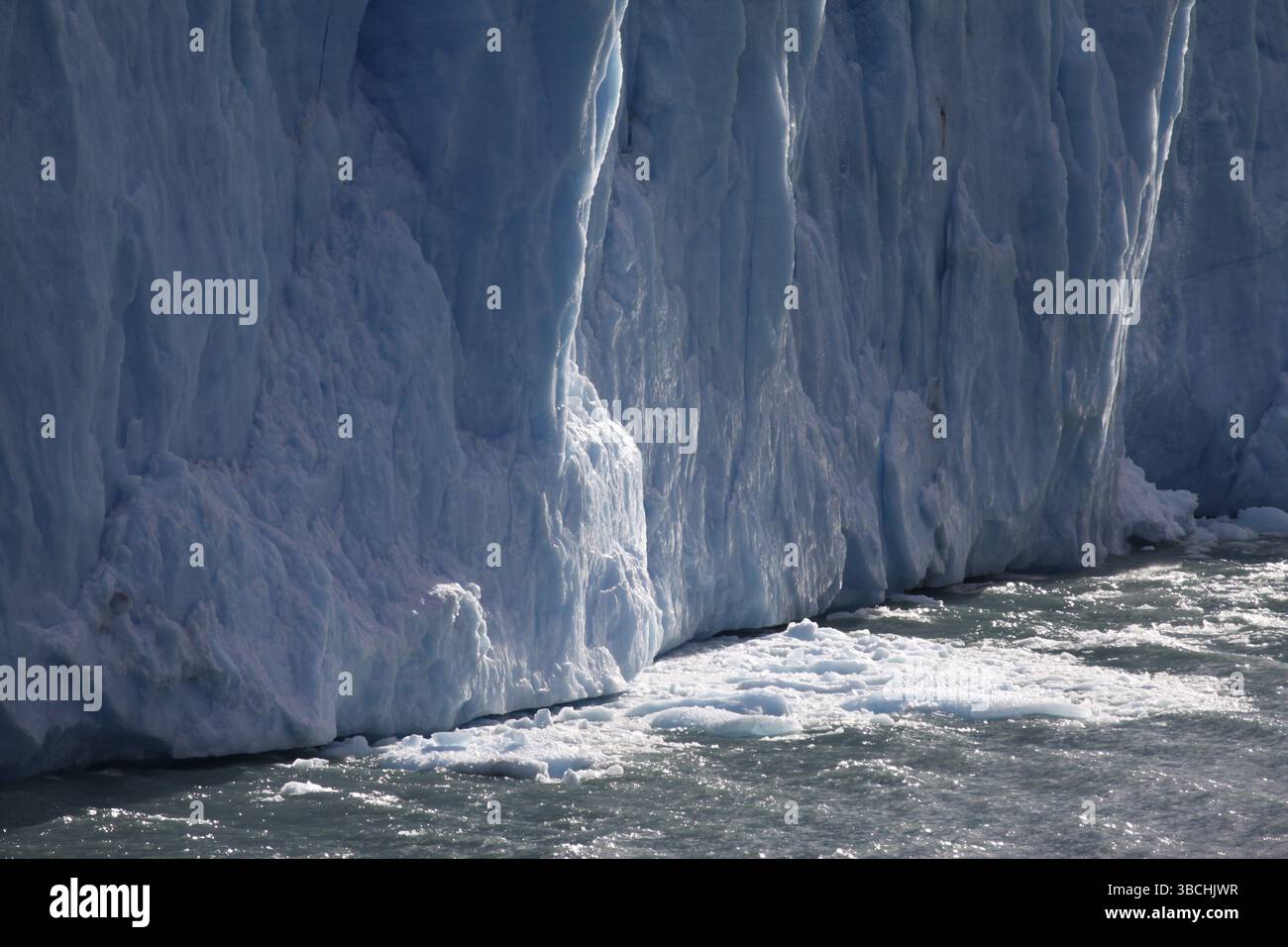 Iceberg with structure in lake with ice water in Patagonia Stock Photo ...