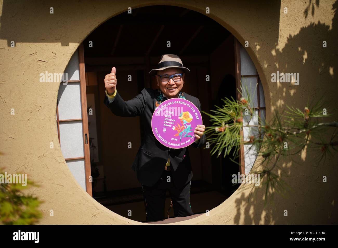 Kazuyuki Ishihara, designer of Cha no Niwa - Japanese Tea Garden, which ...