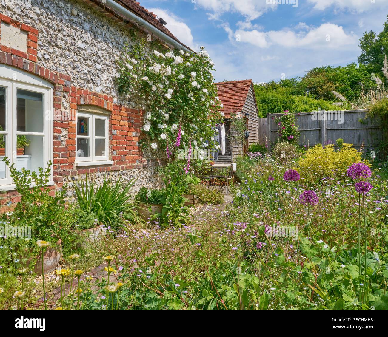 Country cottage garden may hi-res stock photography and images - Alamy