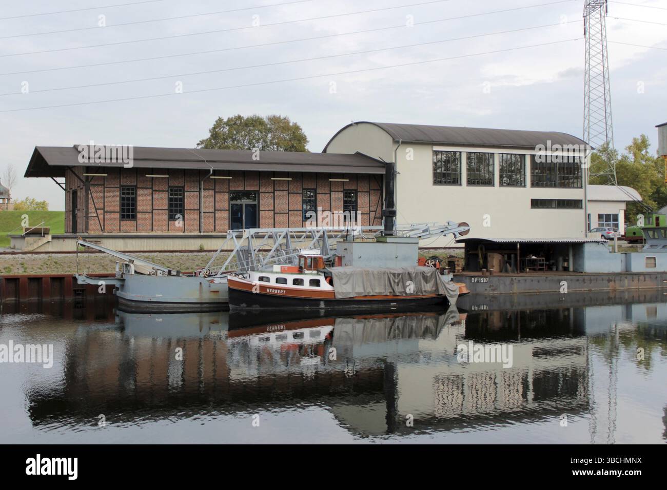 Exterior view of the Henrichenburg Ship's Hoist Industrial Museum Stock ...