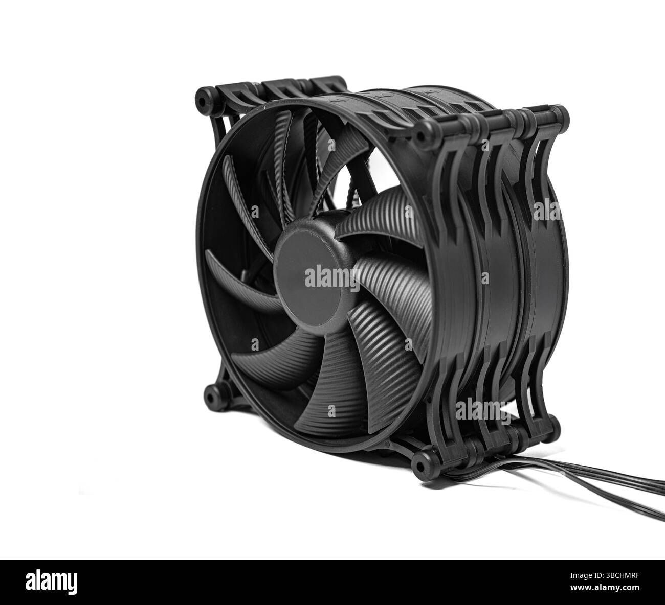 High-performance black PC cooling fan Stock Photo - Alamy