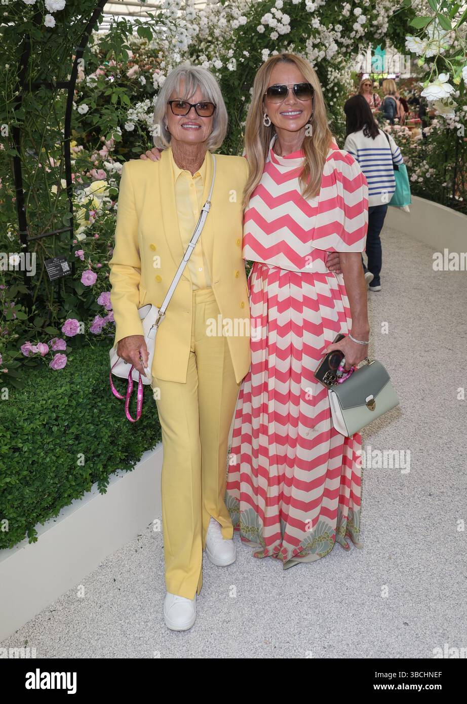 Judith Harrison and Amanda Holden attend the RHS Chelsea Flower Show ...