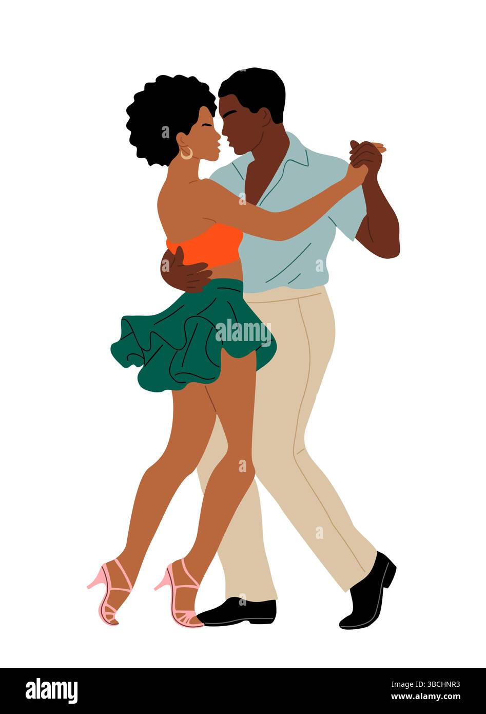 Tango dance couple in Stock Vector Images - Alamy