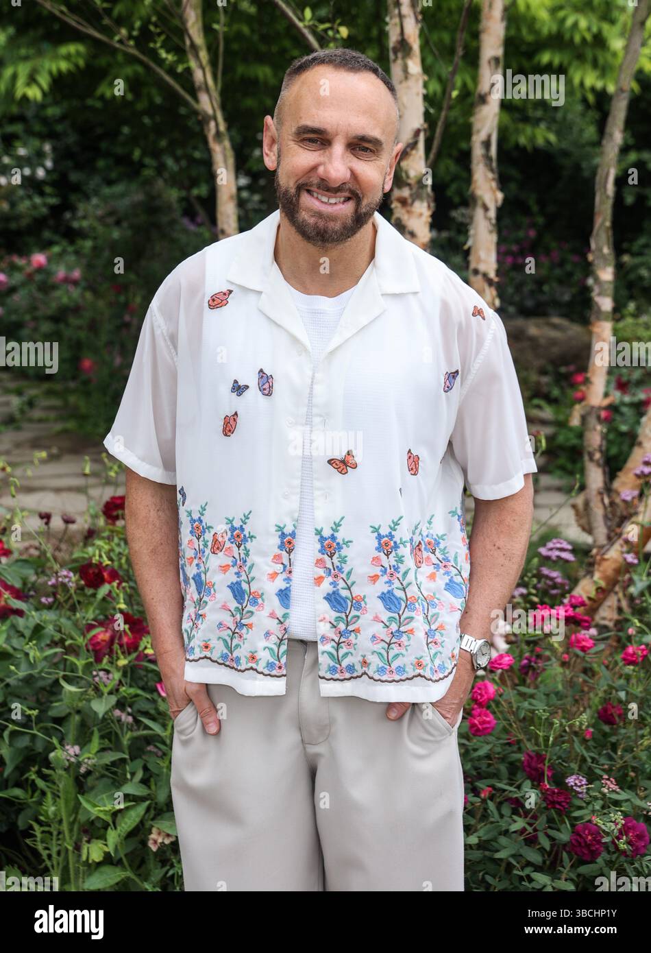 Mark Heyes attends the RHS Chelsea Flower Show VIP and press Day Stock ...
