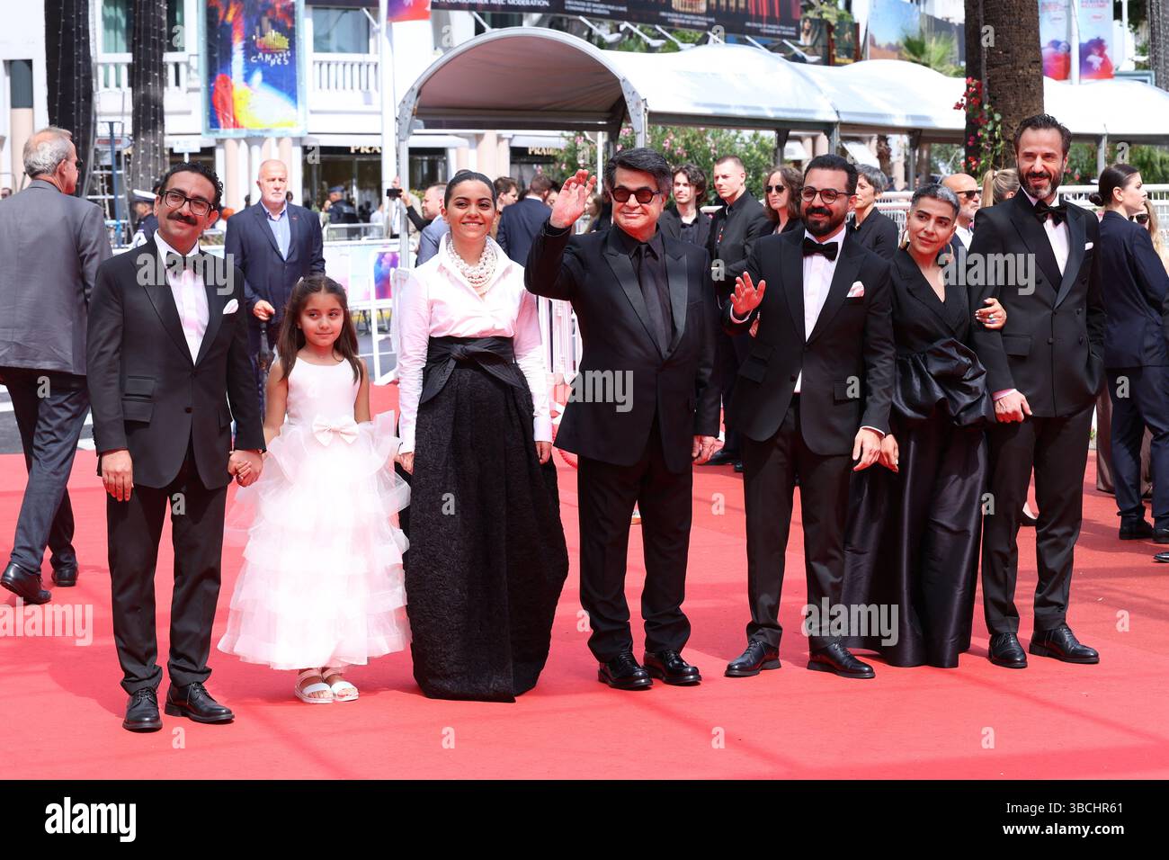 Cannes, France. 20th May, 2025. Ebrahim Azizi, Vahid Mobasseri, Jafar ...