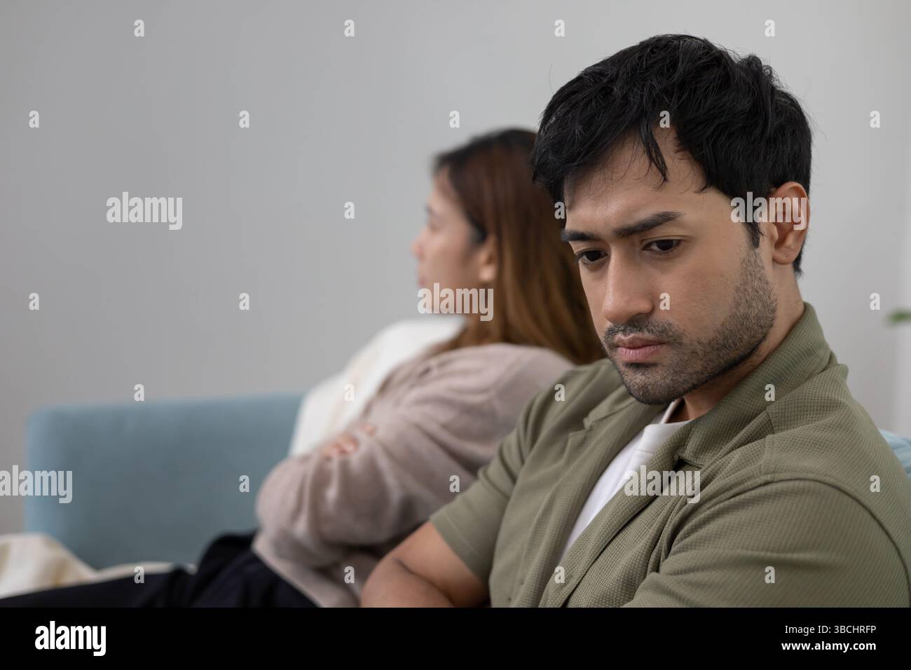Divorce and quarrels. couples are desperate and disappointed after ...