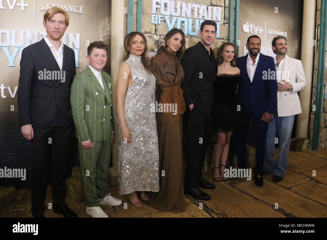 New York, NY, USA. 19th May, 2025. Domhnall Gleeson, Benjamin Chivers ...