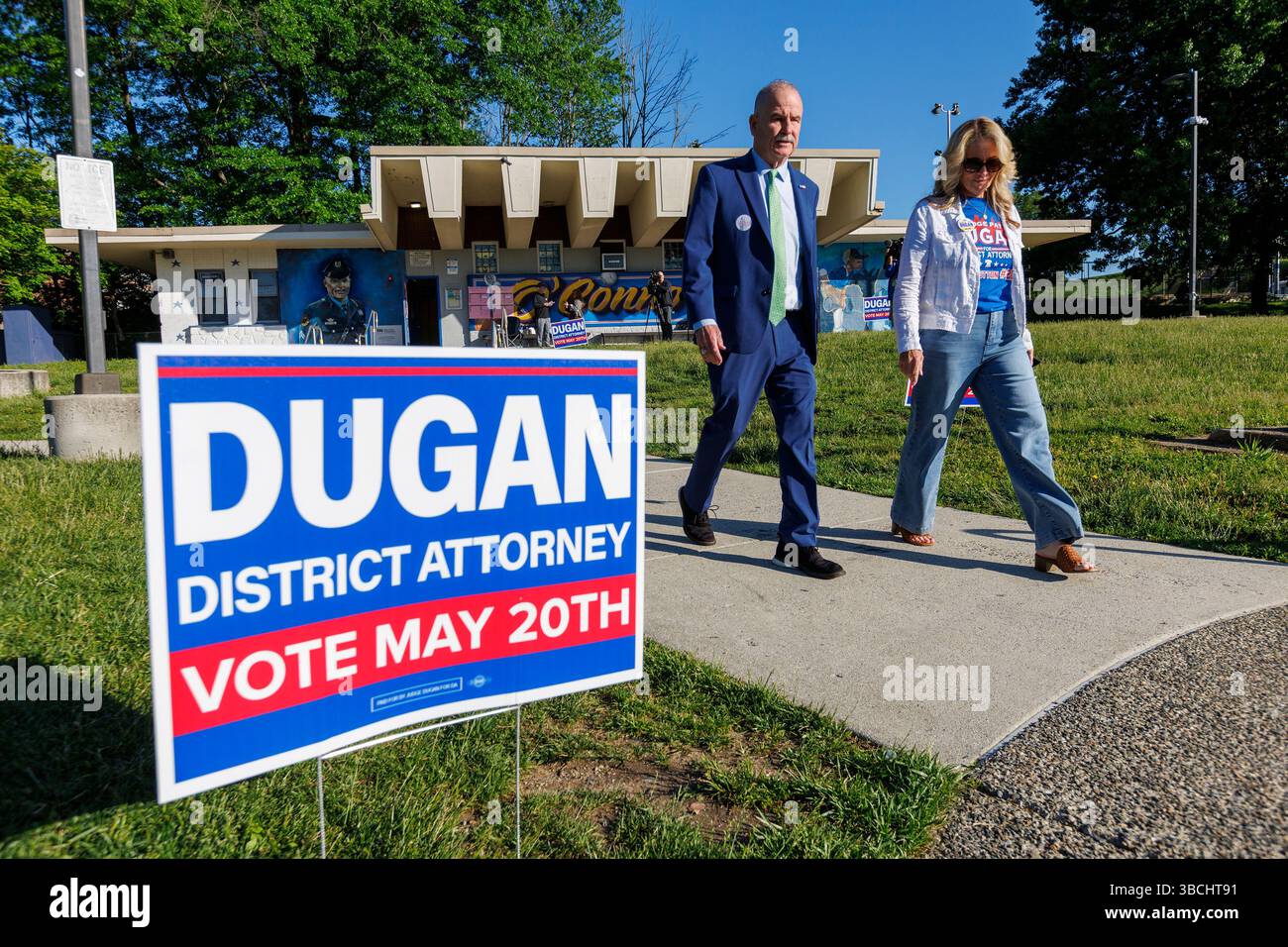 Pat Dugan, candidate for Philadelphia District Attorney and wife Nancy ...