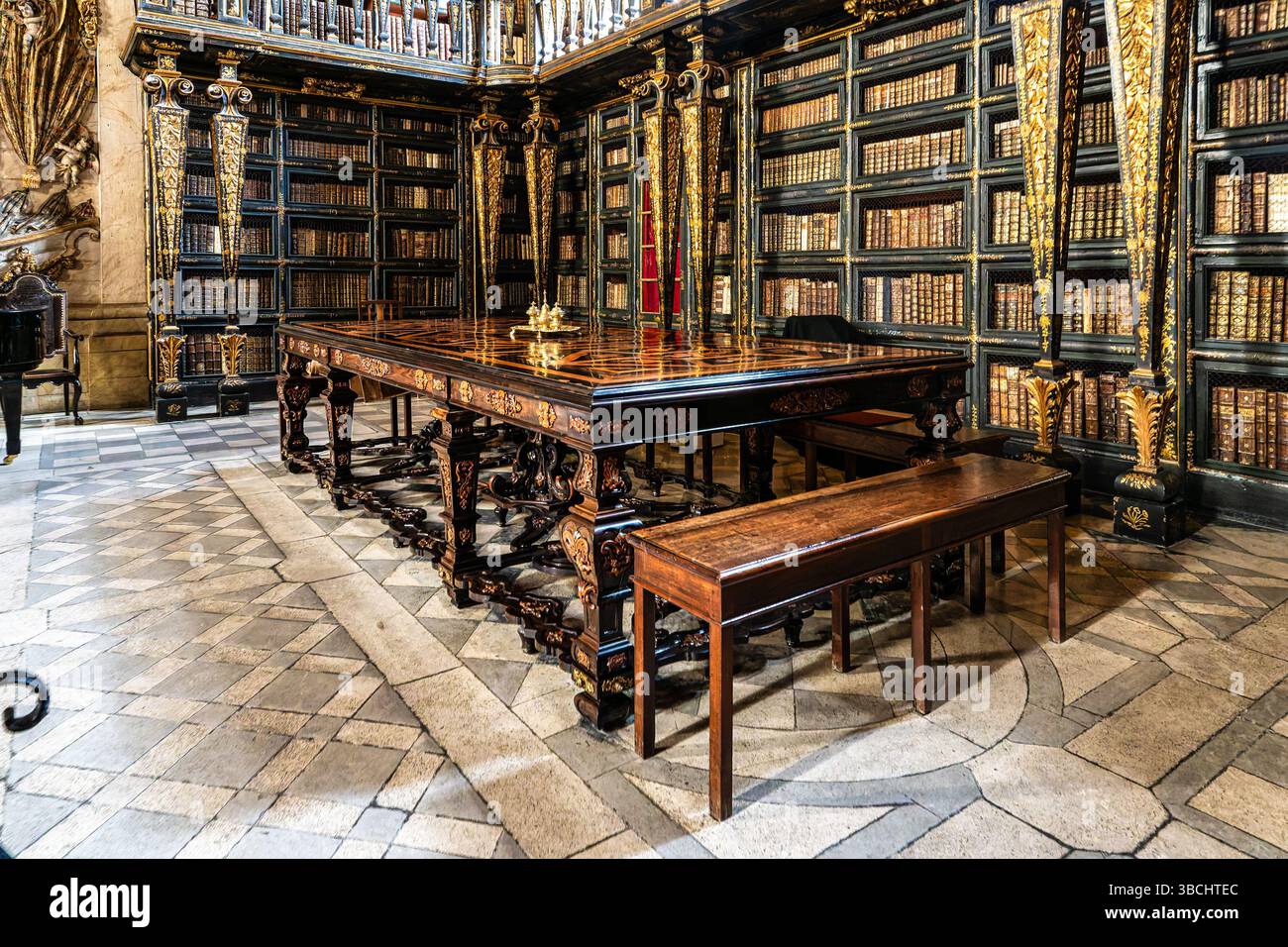 The Johannine Library, Biblioteca Joanina is a Baroque library situated ...