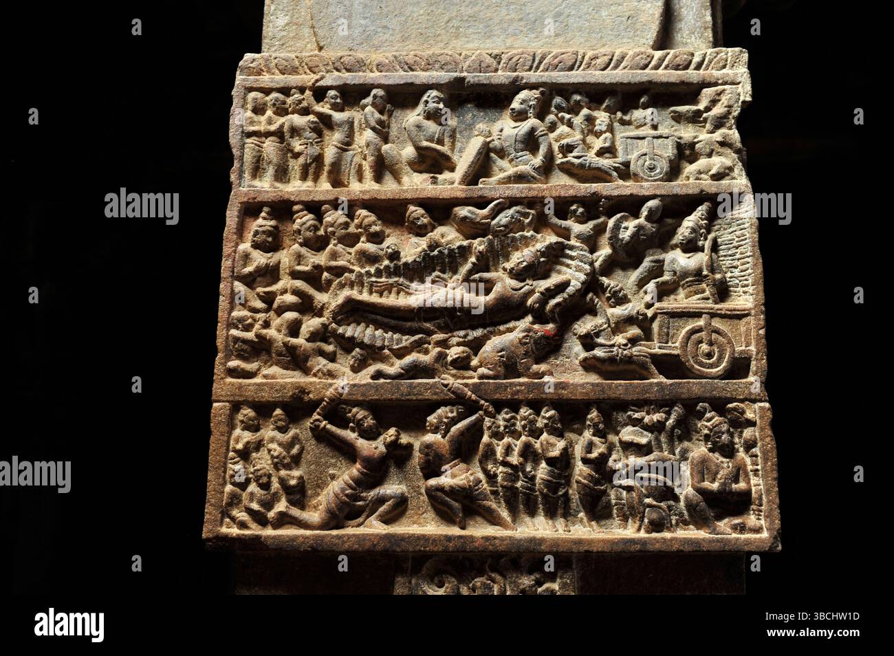 Pilar decoration,Malikarjun Temple,Pattadakal,state of Karnataka,India ...